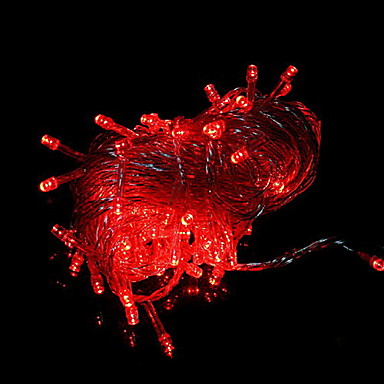 Wedding Décor 100-Light Red LED Decoration String (10m, 220V) 519863 ...